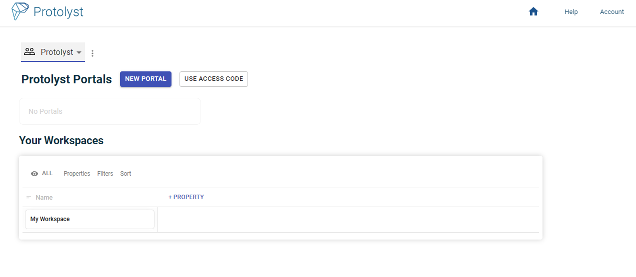 Portal Set Up - Protolyst