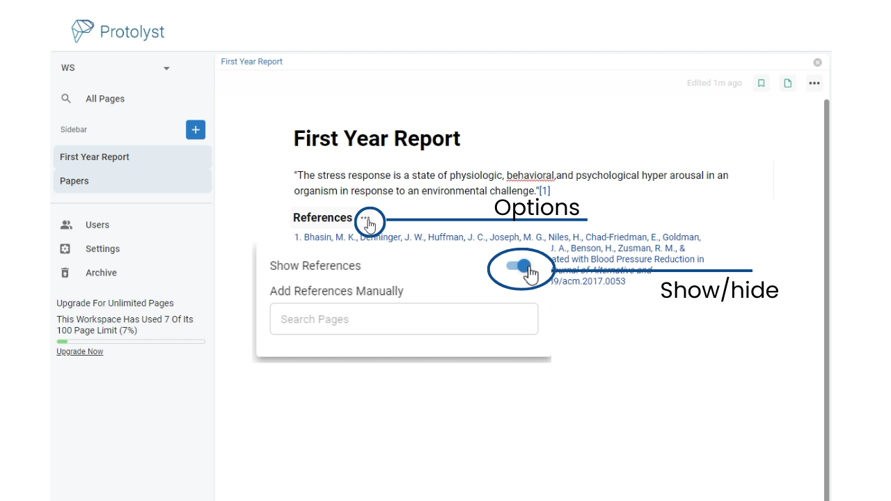 Adding Citations & References to your Writing - Protolyst