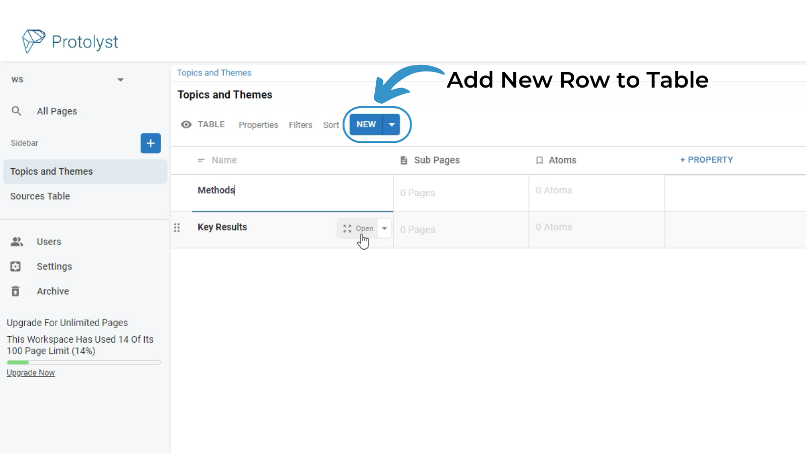 Collecting and Organising Information from Research Papers - Protolyst