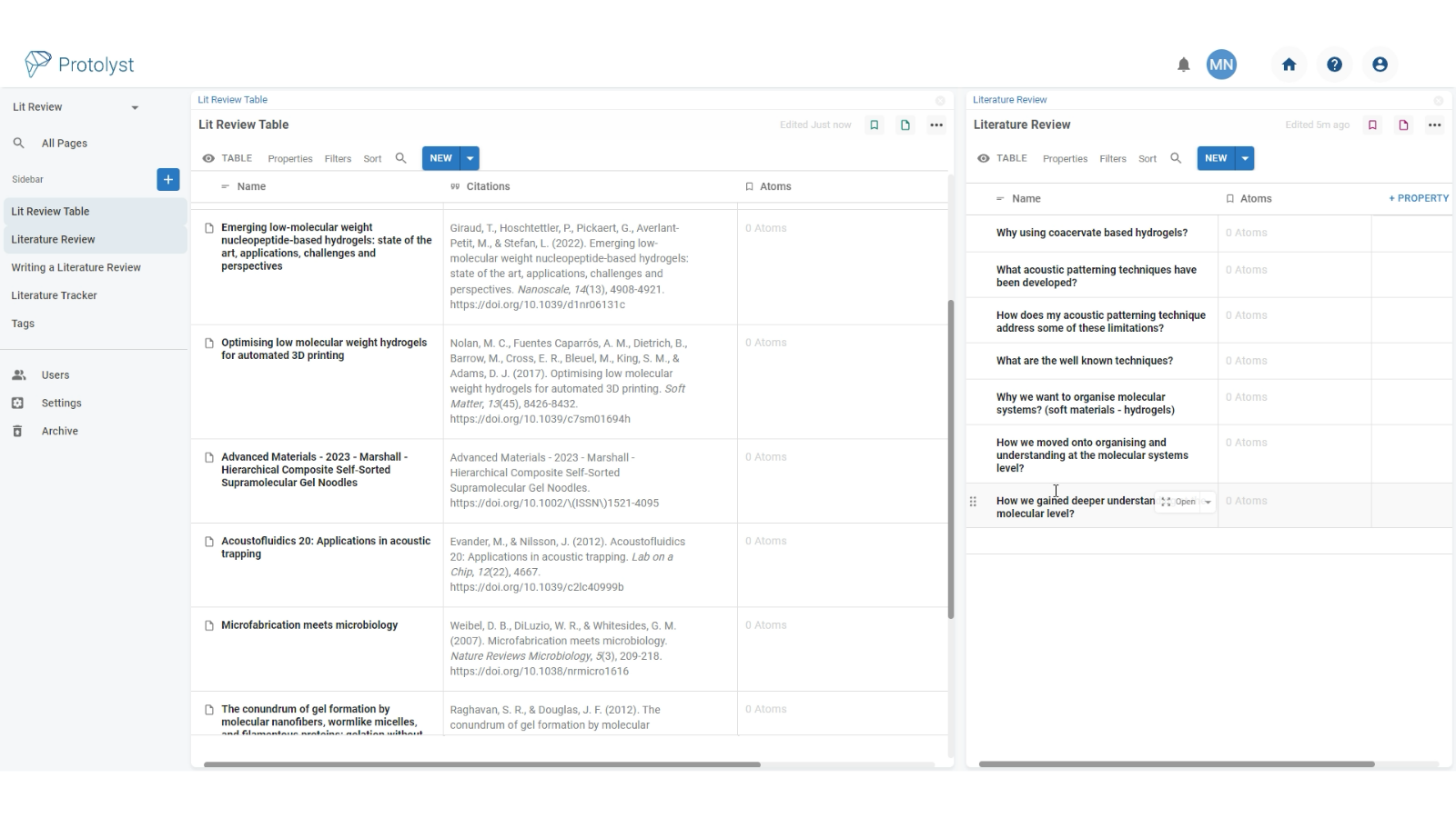How to Write a Literature Review on Protolyst - Protolyst