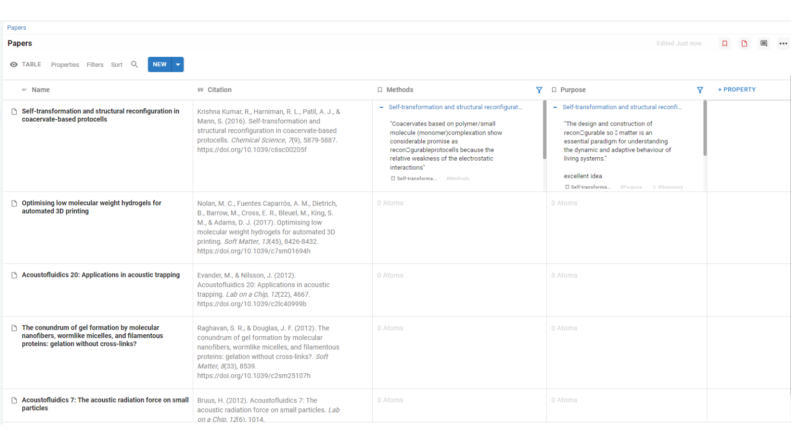 Table Views - Protolyst